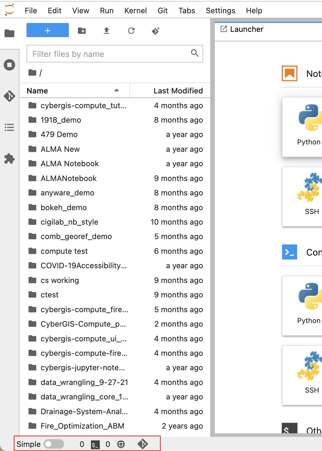 Introduction to the JupyterLab Interface - CyberGISX