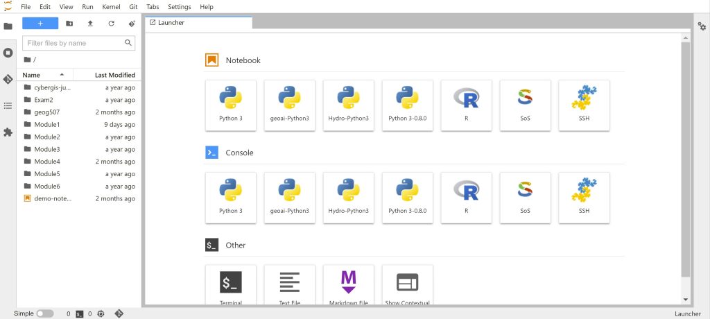 What's Changed with the CyberGISX Jupyter Notebook Interface? - CyberGISX