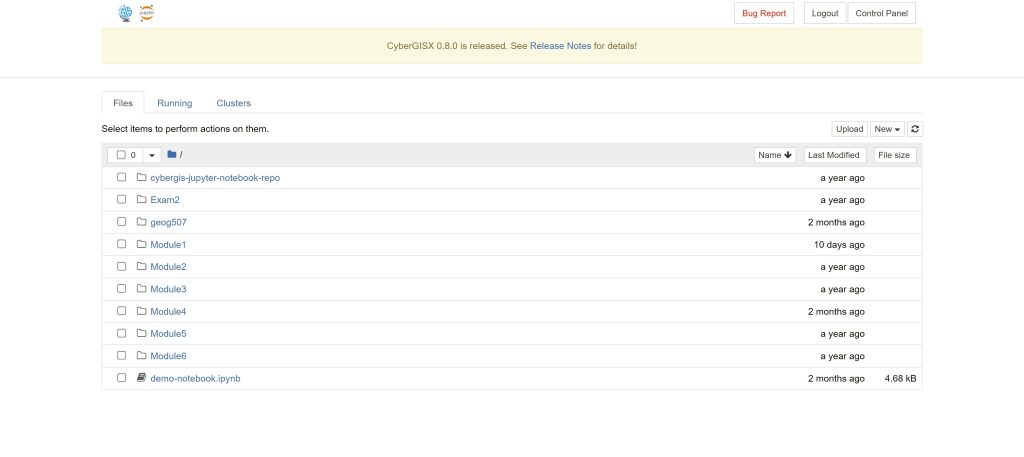 What's Changed with the CyberGISX Jupyter Notebook Interface? - CyberGISX